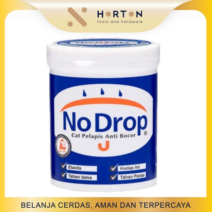 Jual NO DROP Cat Tembok Waterproof Anti Bocor 1 KG | Shopee Indonesia