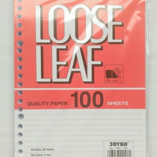Jual Isi File Binder A5 100 Joyko | Shopee Indonesia