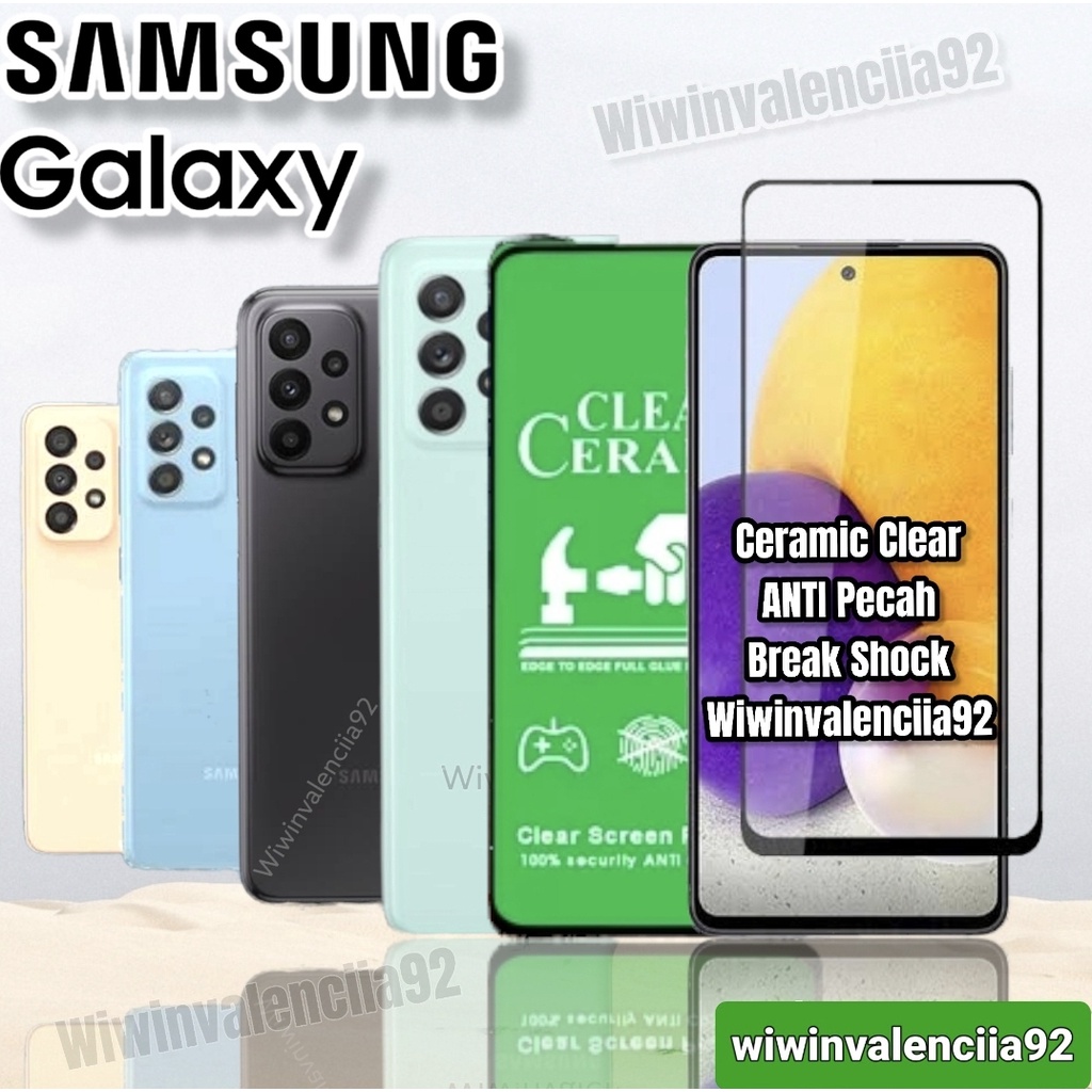 Jual Tempred Ceramic Clear Full Cover SAMSUNG A55 A16 A15 A14 A25 A24 A54 A35 A34 A23 M13 A53 ...