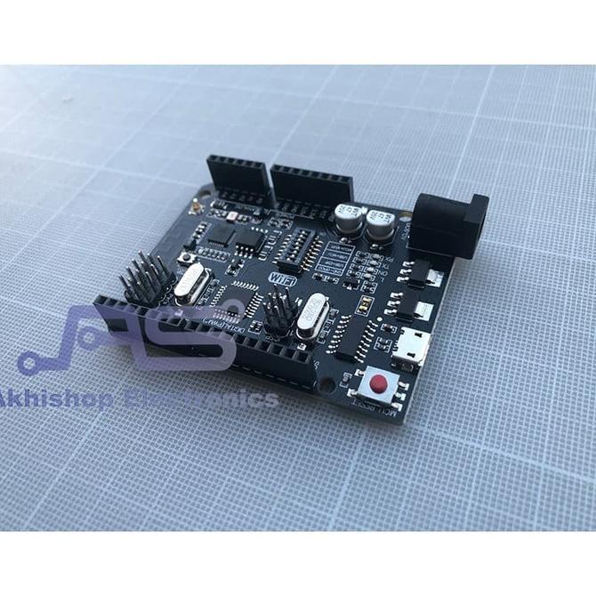 Jual Arduino Uno R3 Built In Wifi Atmega328p With Esp8266 Shopee