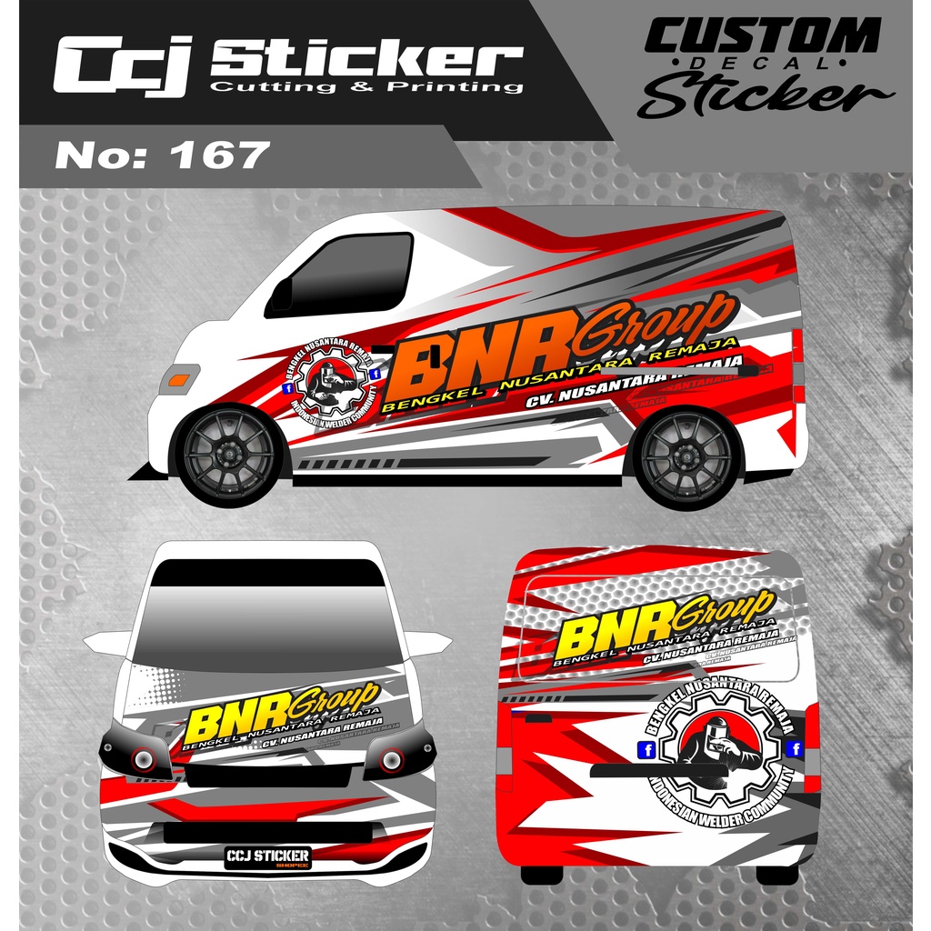 Jual DECAL STIKER FULL BODY GRANMAX BLIND VAN/MINIBUS | Shopee Indonesia