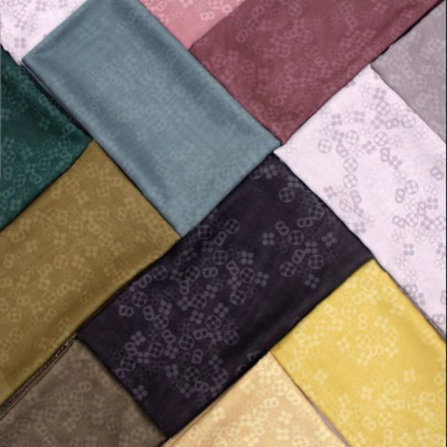 Jual Buttonscarves NEW series MONOGRAM SCRAMBLeD SQUARE | Shopee Indonesia
