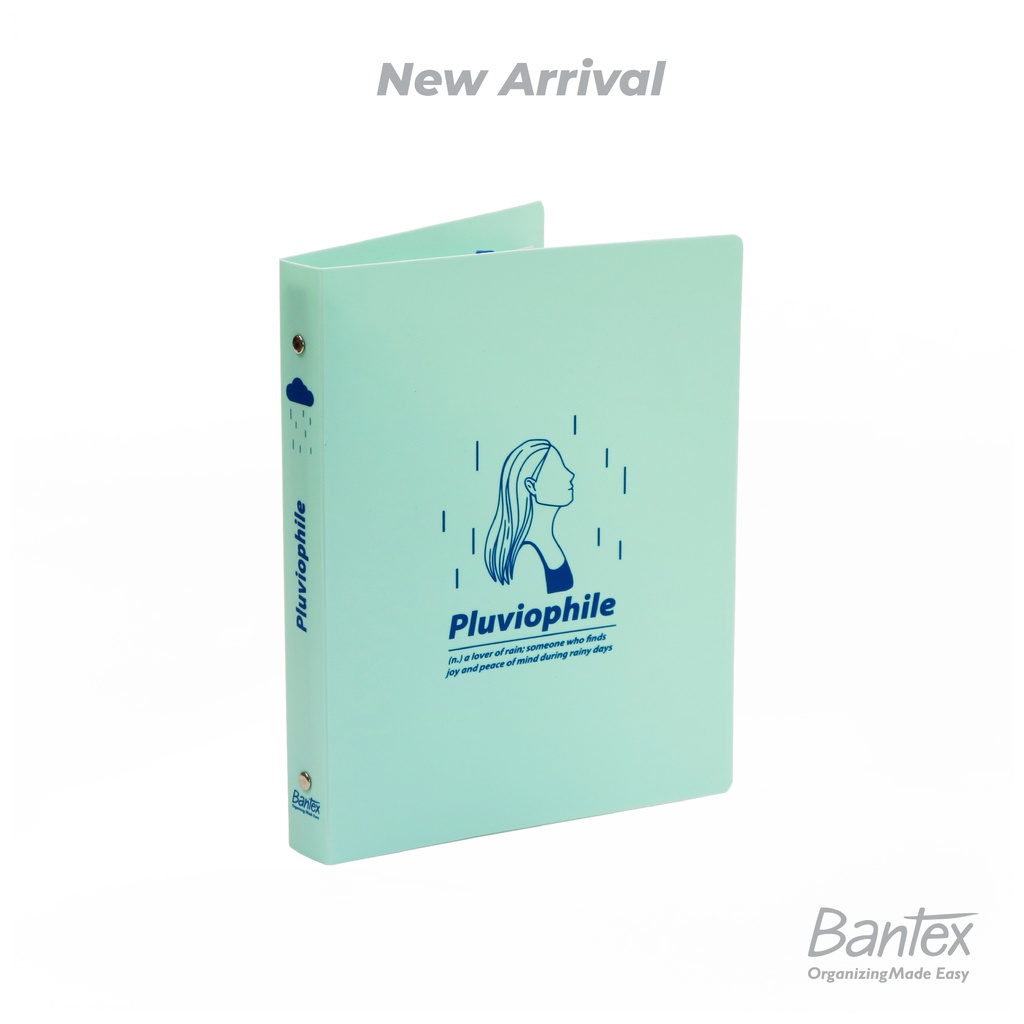 Jual Bantex Multiring Binder Trendy A5 20 Ring 25 mm PLUVIOPHILE 3324 ...