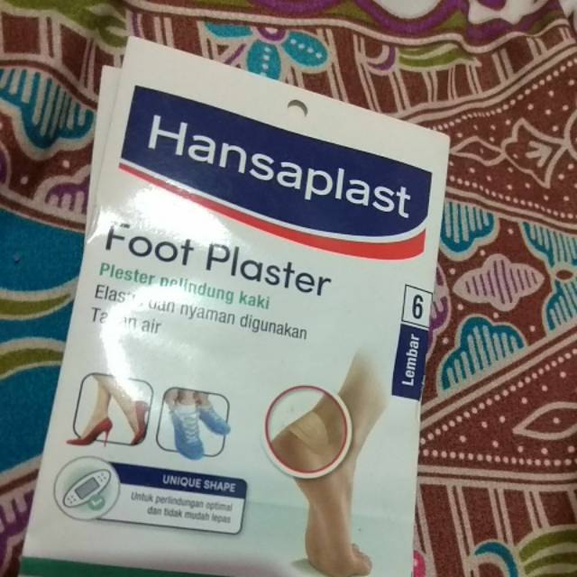 Jual HANSAPLAST FOOT PLASTER 6 LEMBAR | Shopee Indonesia