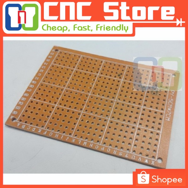 Jual [DEV-0001] PCB DOT MATRIX LUBANG 5X7CM | Shopee Indonesia