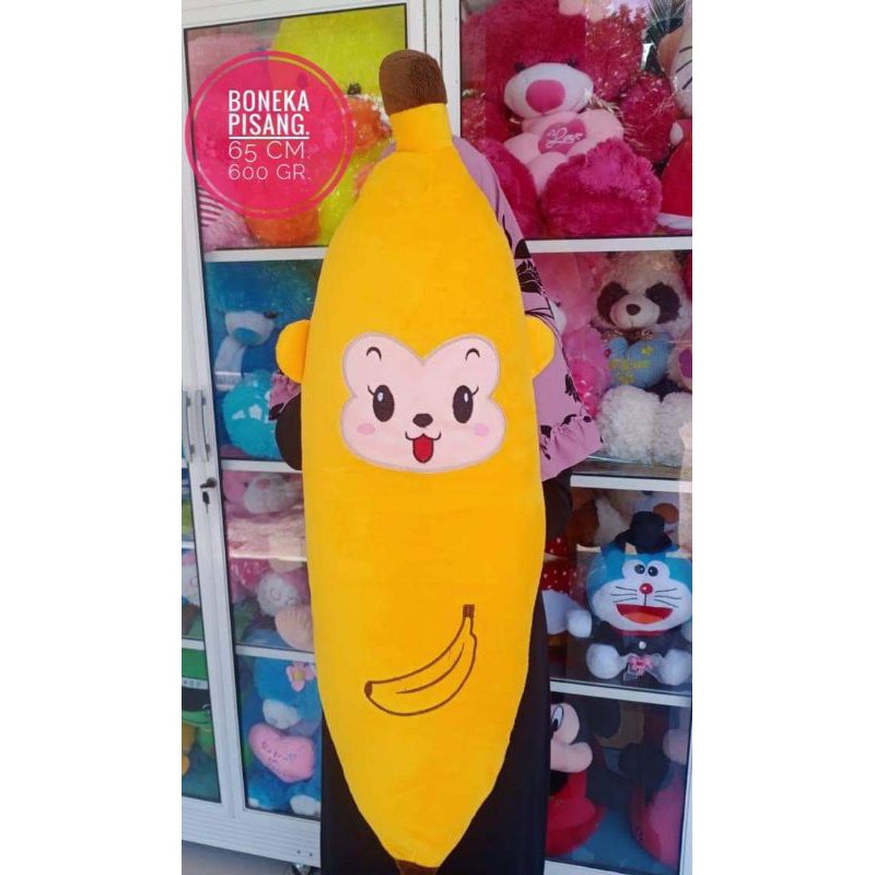 Jual Boneka Pisang Banana Size XL 60cm dan size M 38cm, Super Soft ...