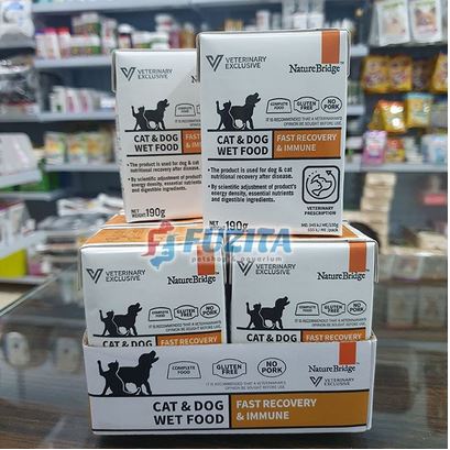 Jual Nature Bridge Recovery Cat & Dog 195Gr Wet Food / Immune | Shopee ...