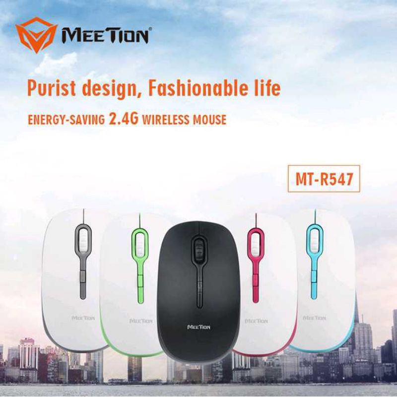 Jual MEETION WIRELESS MOUSE COLOR BLISTER PACKING | Shopee Indonesia
