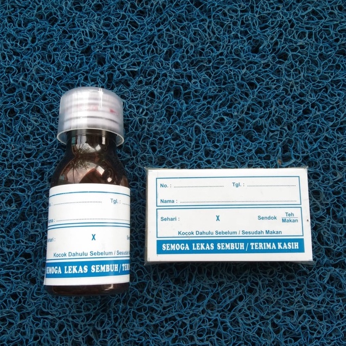 Jual etiket obat , lebel obat , lebel sirup , stiker sirup , obat luar ...
