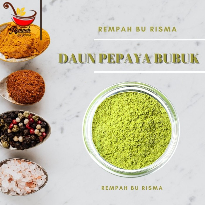 Jual Daun Pepaya Bubuk Rempah Bu Risma | Shopee Indonesia