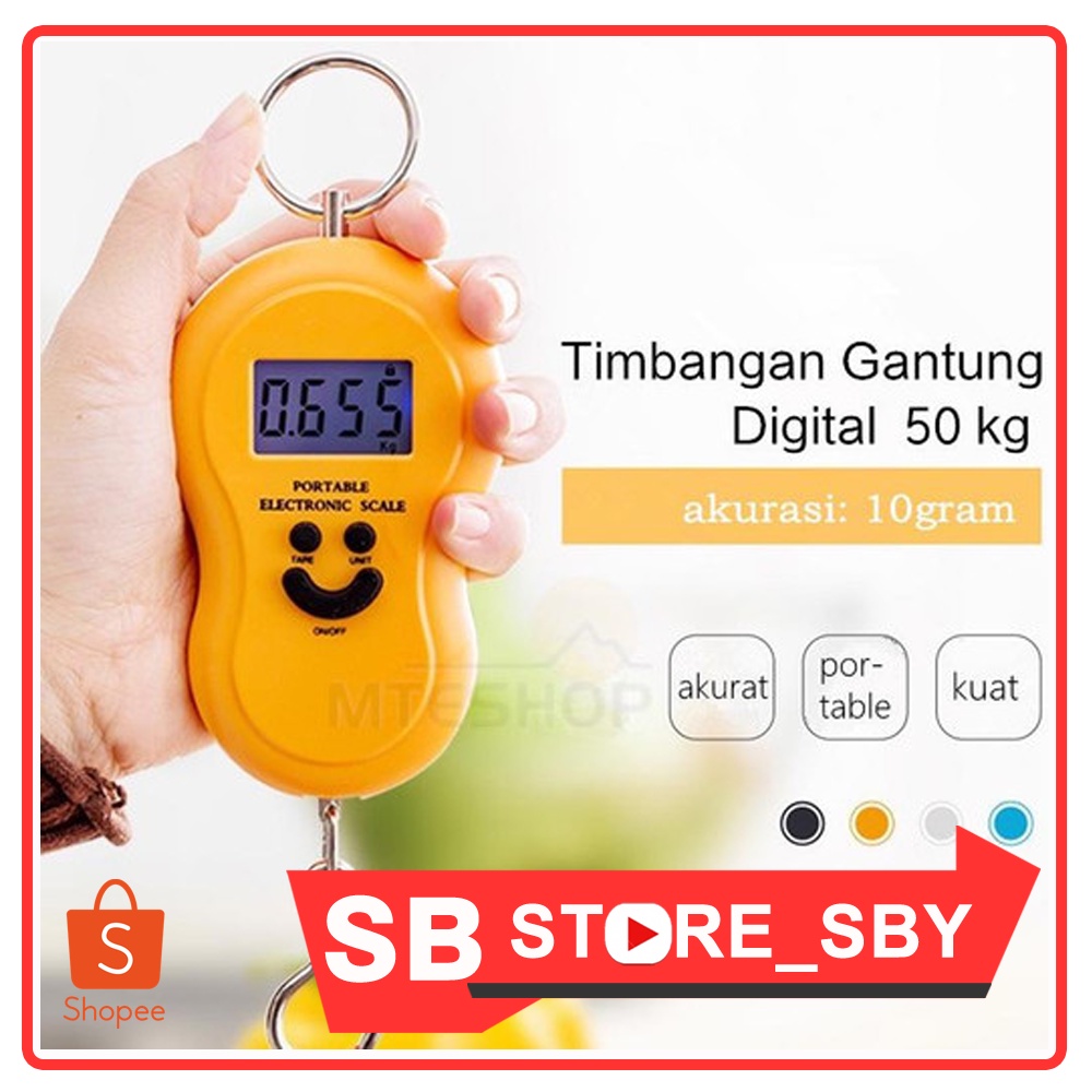 Jual Timbangan Gantung Mini Digital Portable Electronic Scale GSF G 4650 | Shopee Indonesia