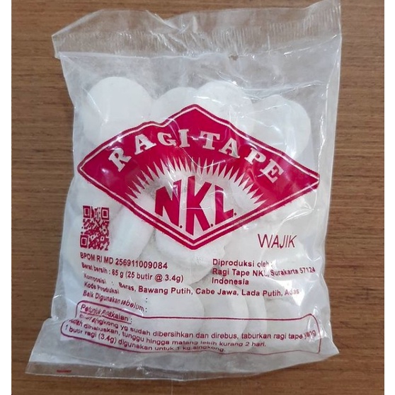 Jual Ragi Tape NKL isi 25 / Ragi Tape Nkl / Pakan Semut Jepang | Shopee ...