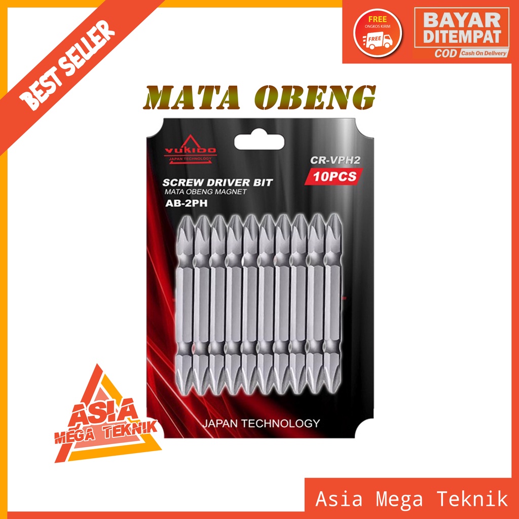 Jual YUKIDO POWER NUT MATA OBENG 14 PCS SOCK ROOFING BAJA RINGAN KUNCI ...
