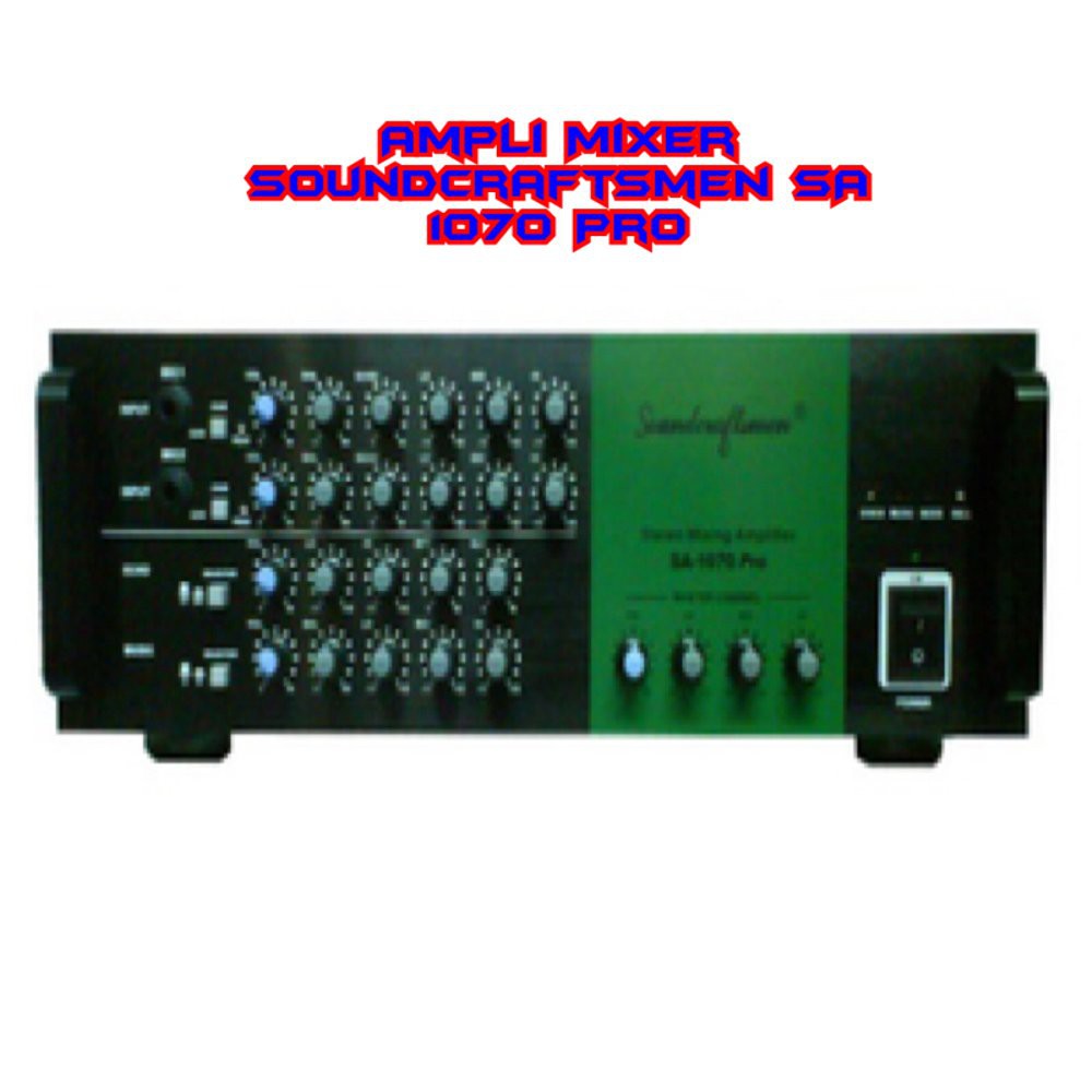 Jual Murah !!! Ampli Mixer soundcraftsmen SA 1070 Pro | Shopee Indonesia