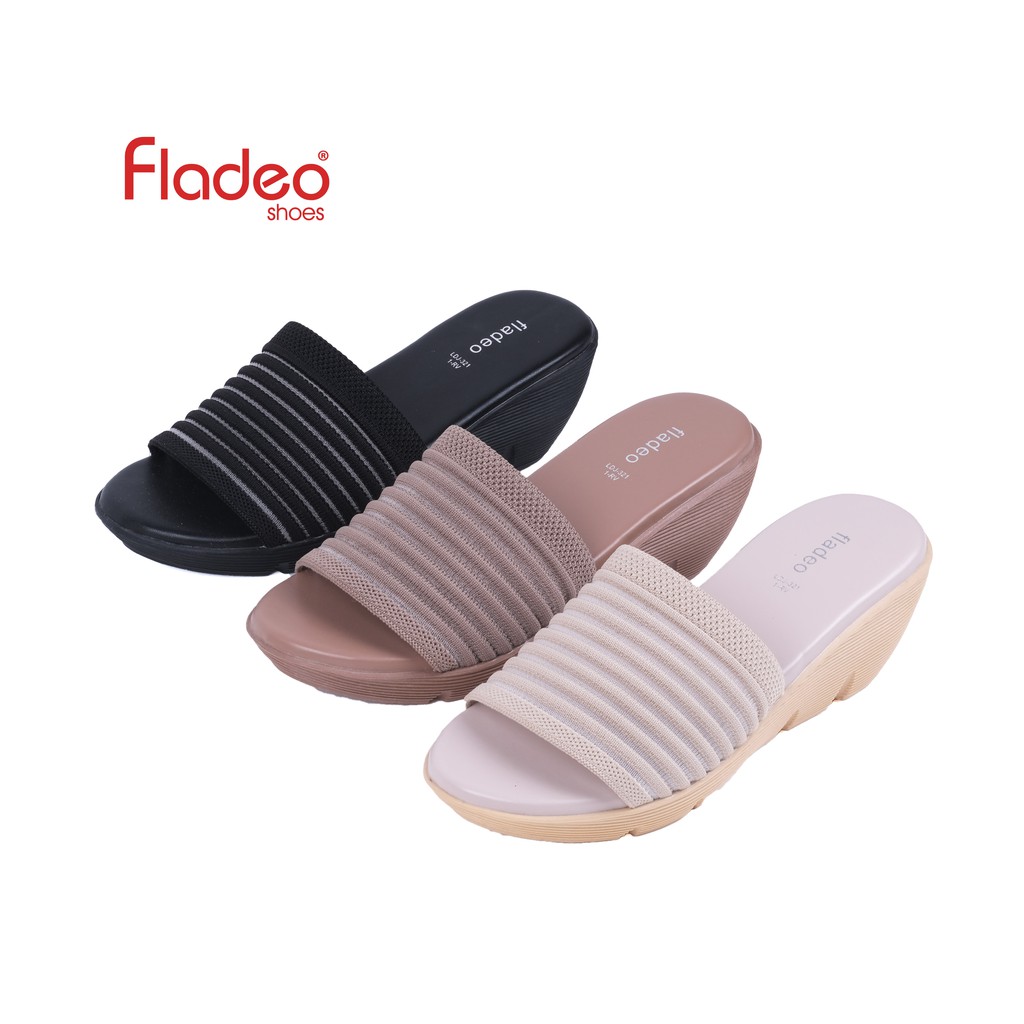 Jual Fladeo D21/LDJ321-1RV/Sandal For Ladies [ Wedges Style ] | Shopee ...