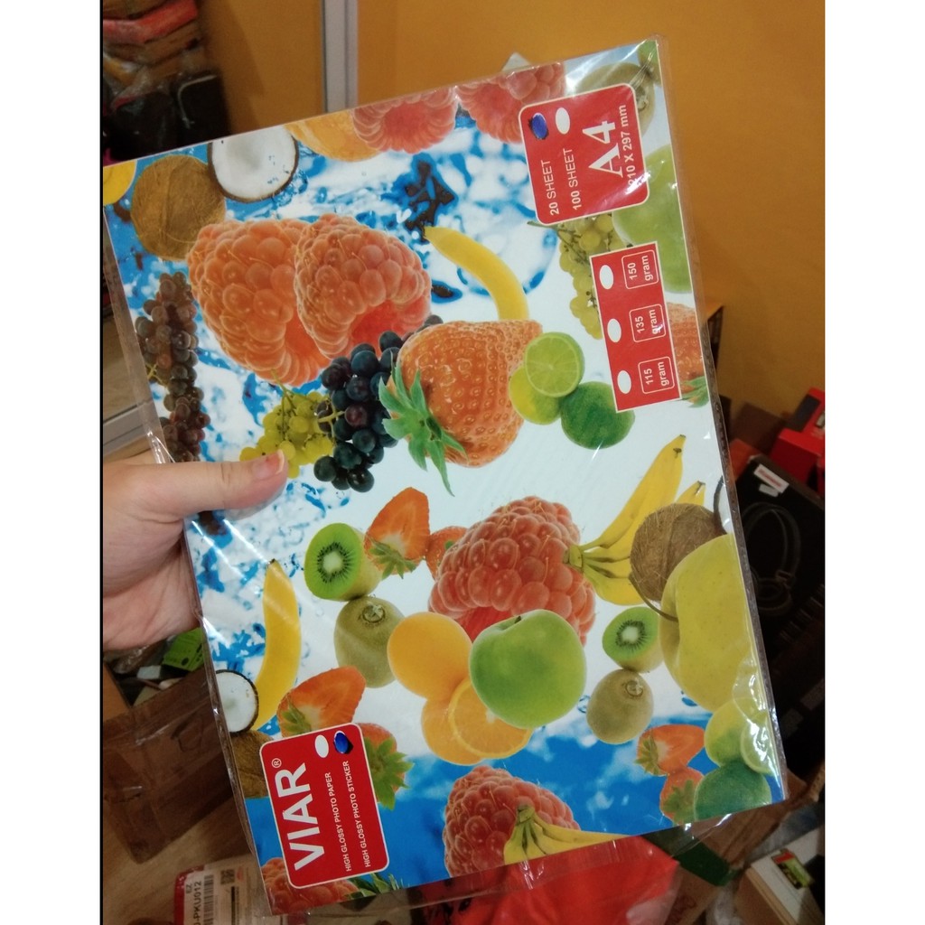 Jual kertas photo A4 Viar High Glossy | Shopee Indonesia