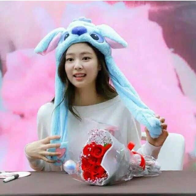 Jual Twice Nayeon dance stitch Rabbit bunny Hat ear bunny topi kelinci ...