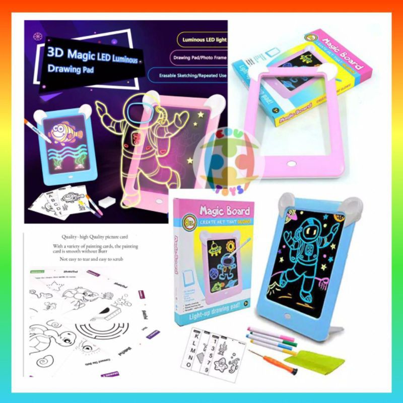Jual magic board magic pad papan tulis magic | Shopee Indonesia