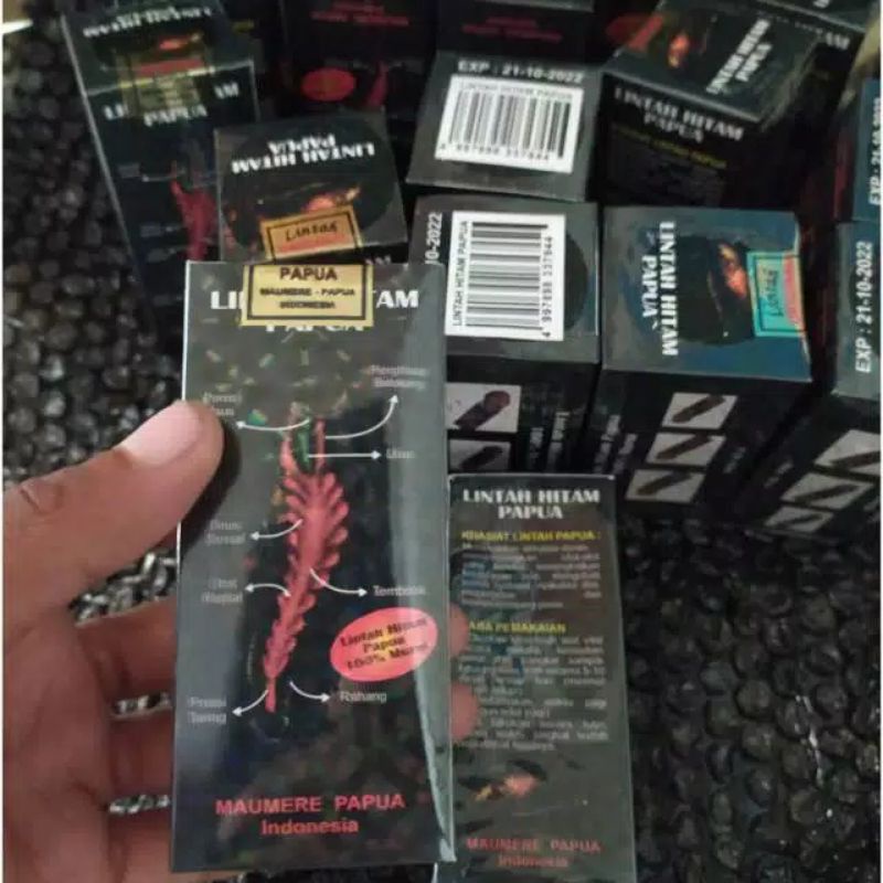 Jual Minyak Lintah Hitam Papua Asli Original 100% pembesar dan memperpanjang alat vital pria ...