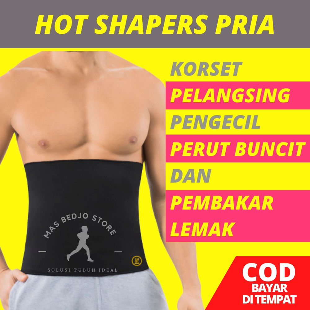 Jual KORSET PENGECIL PERUT BUNCIT KORSET PELANGSING PRIA WANITA NEOTEX ...