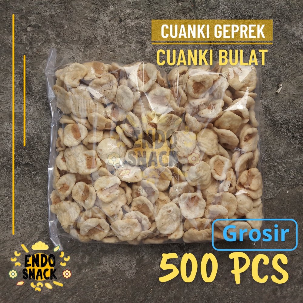Jual 500 Pcs Cuanki Geprek Tahu Gepeng Lidah Bulat Pelengkap Baso Aci, Seblak dan Cuanki ...