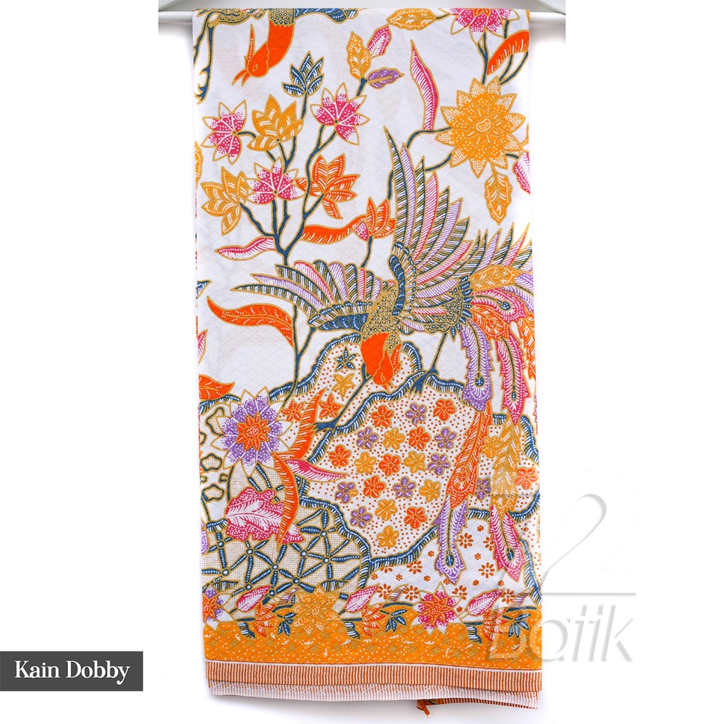 Jual KAIN BATIK PREMIUM Bahan Dobby Dobi Dobbi Dolbi Motif Burung Warna ...