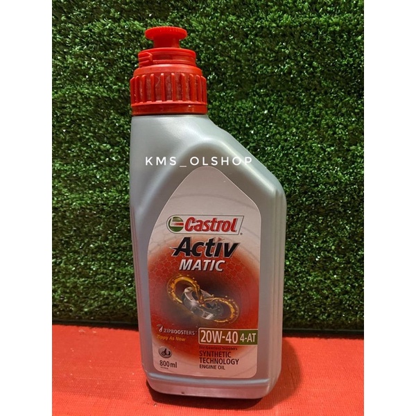 Jual Oli Castrol Activ Matic 4-AT SAE 20W-40 dan 10W-30 800ml Oli Mesin ...