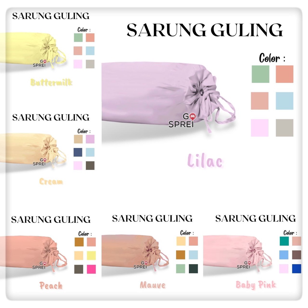 Jual Sarung Guling Polos ukuran 35 x 100 , tanpa Isi | Shopee Indonesia