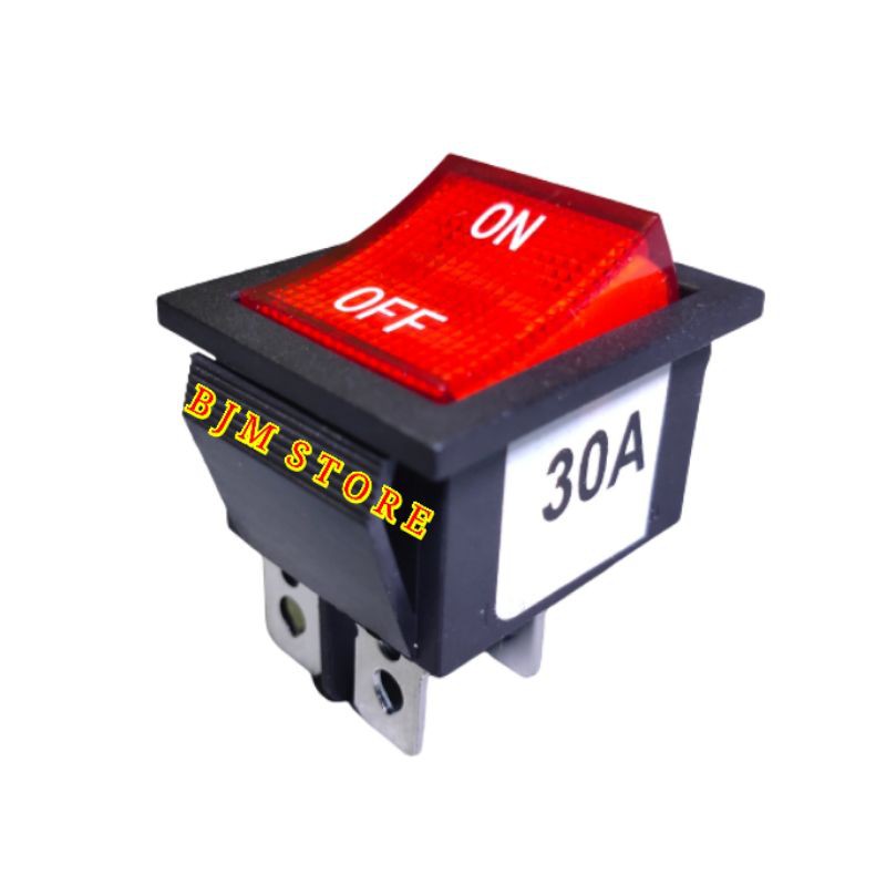 Jual SAKLAR LAMPU BESAR ON - OFF 4 PIN - 30A / SWITCH LAMPU BESAR ON ...