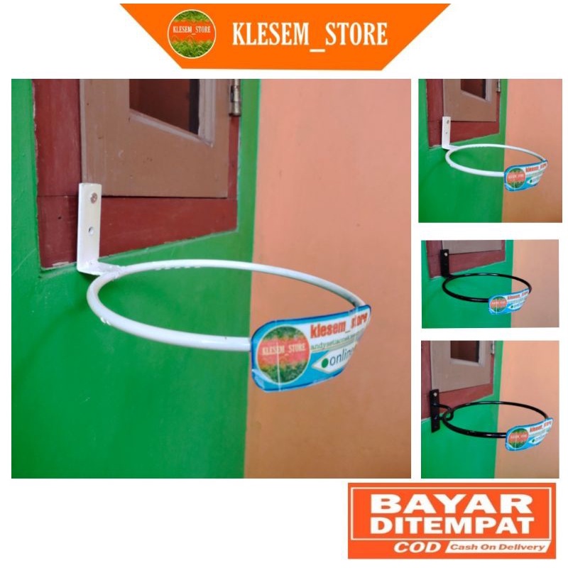 Jual STANDING POT DINDING BESI, RAK POT TEMPEL DINDING D15 & D18 ...