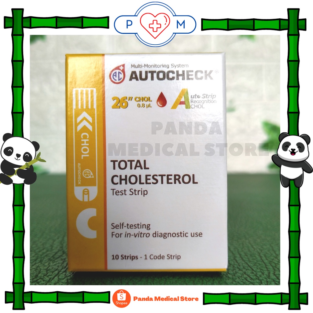 Jual Strip Autocheck Kolestrol isi 10 Strips | Shopee Indonesia
