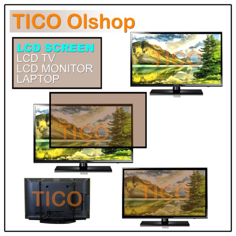 Jual Protector screen pelindung kaca anti glare tv 60 inch No Glare No ...