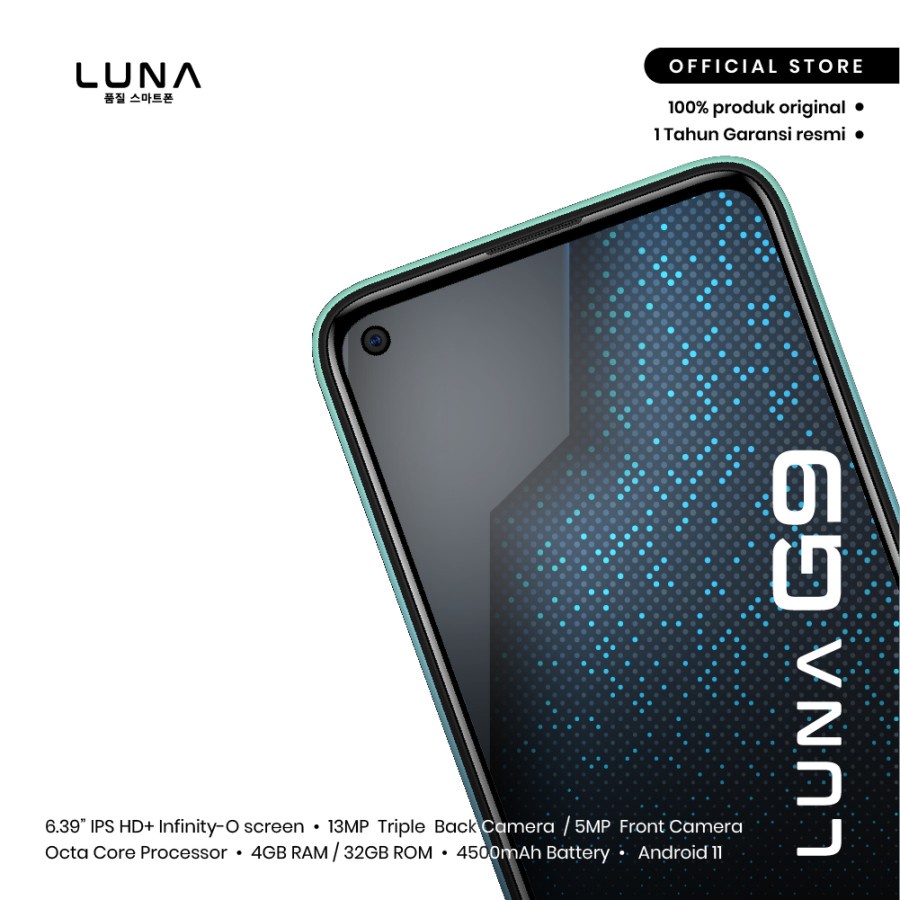 Jual Luna G9 4/32 Ram 4GB Internal 32GB HP Android Murah Garansi Resmi ...