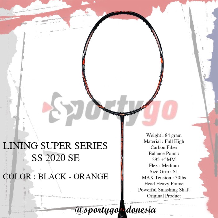 Jual RAKET LINING SUPER SERIES SS 2020 - PAKET KOMPLIT - FREE ...