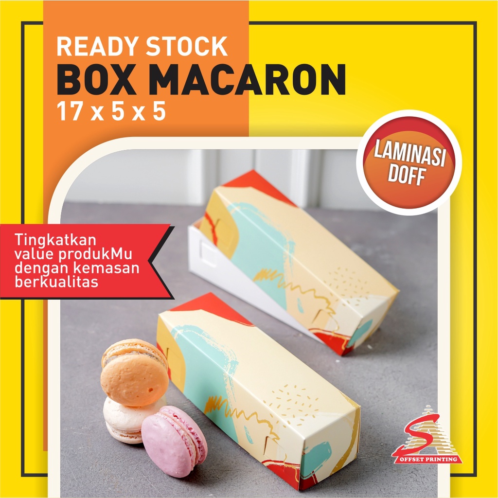 Jual Box Macaron/Dus Macaroon 17 x 5 x 5 | Shopee Indonesia