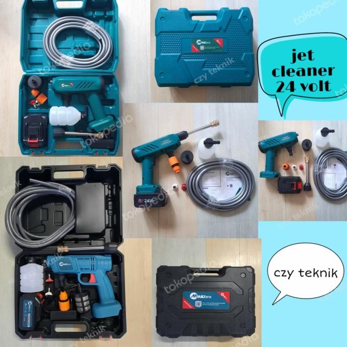Jual Mesin jet cleaner baterai 21 v cordless mesin cuci jet mailtank sh ...