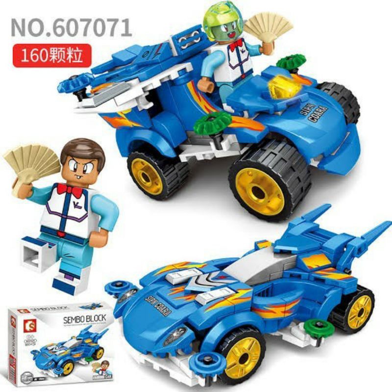 Jual Sembo Block Tamiya 2 in 1 - Mainan Lego Brick Mobil Balap Anak ...