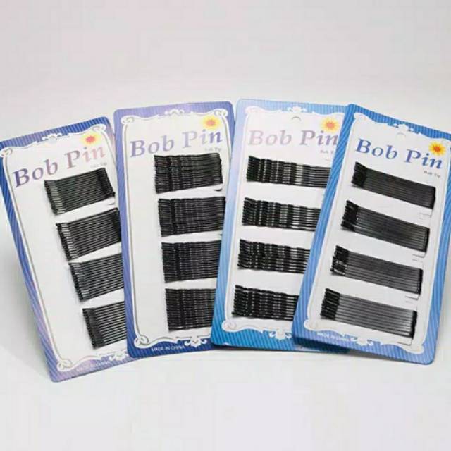 Jual Bob Pin Jepit Rambut Hitam Polos | Shopee Indonesia