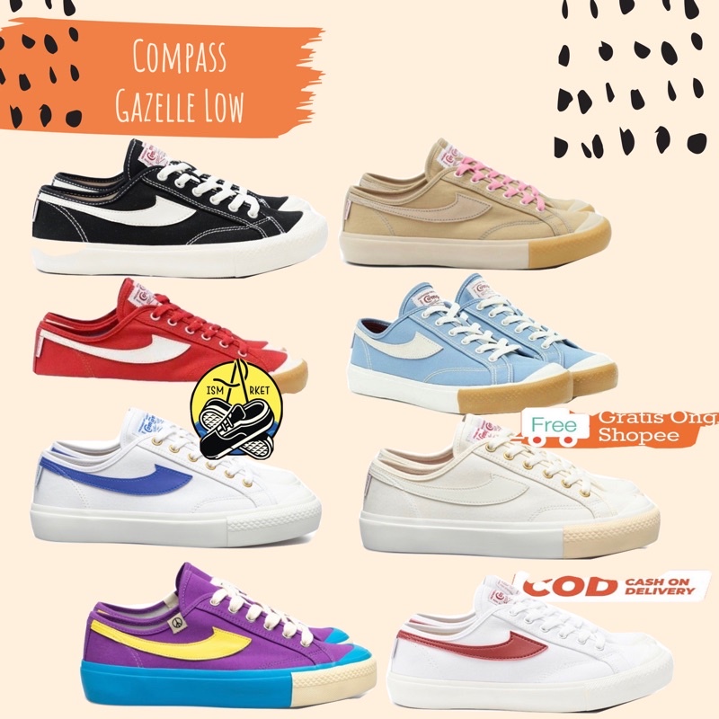 Jual [Original] Compass Gazelle low | Shopee Indonesia