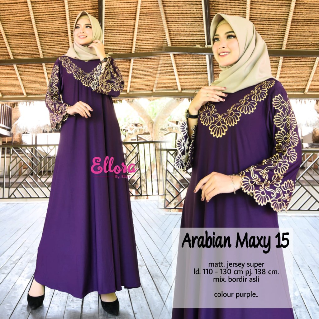Jual BAJU WANITA MUSLIM | DRES MUSLIM | ARABIAN MAXY | Shopee Indonesia