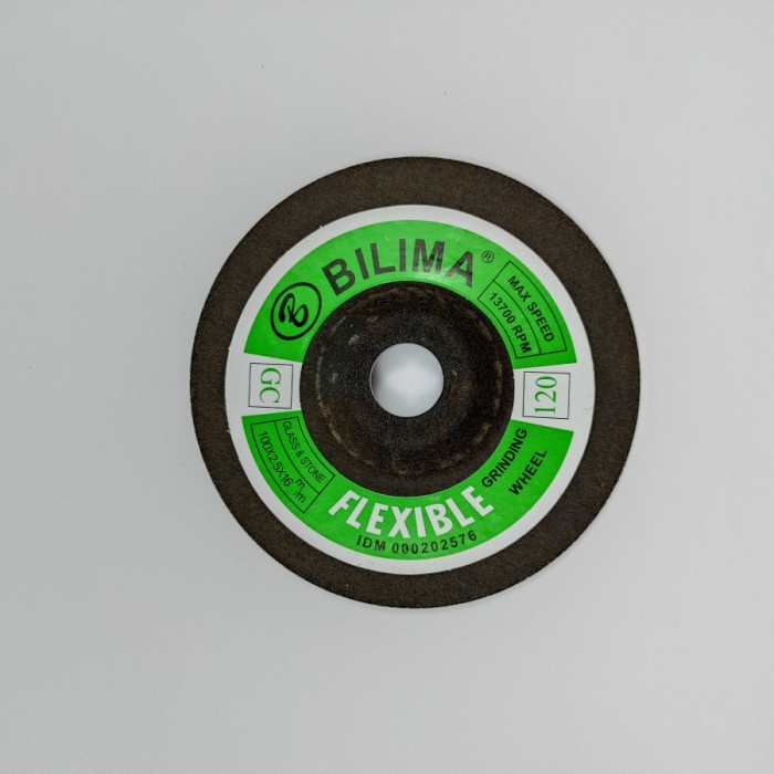 Jual BILIMA MATA BARU GERINDA FLEXIBLE WHEELS 4 INCH 4" GRIT 120 GC120 ...