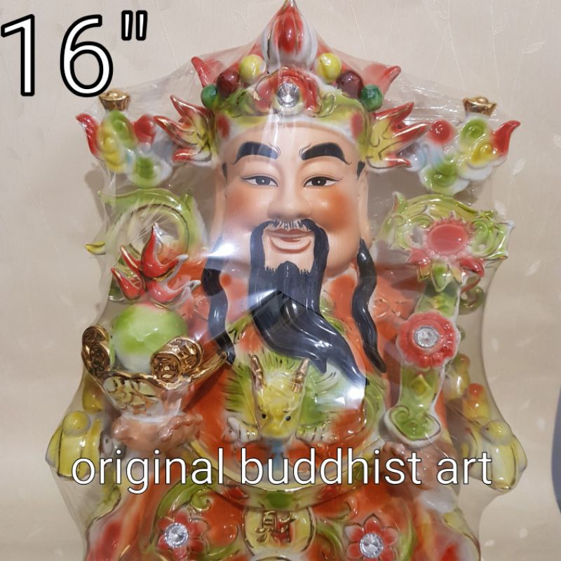 Jual patung dewa chaisen/ dewa rejeki hoki besar 16 inch keramik ...