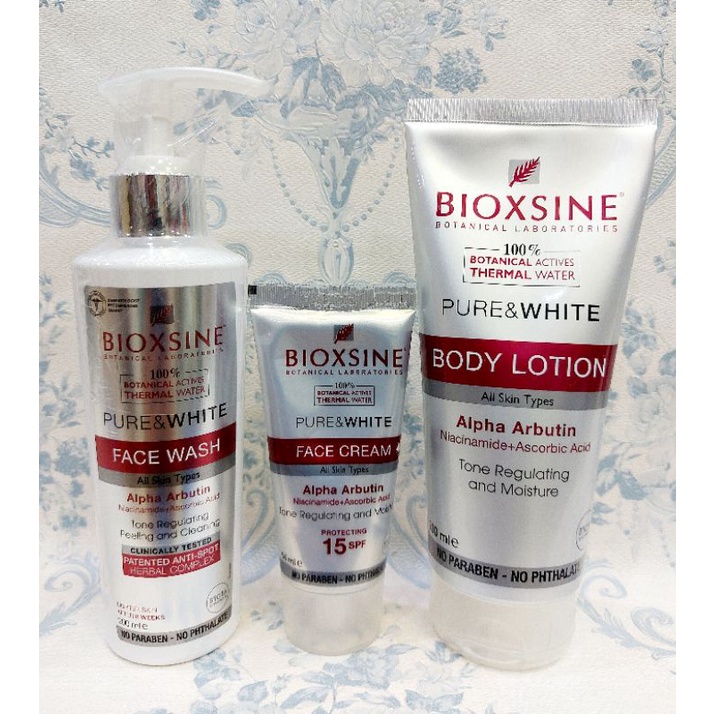 Jual BIOXSINE PURE & WHITE SET WHITENING | Shopee Indonesia