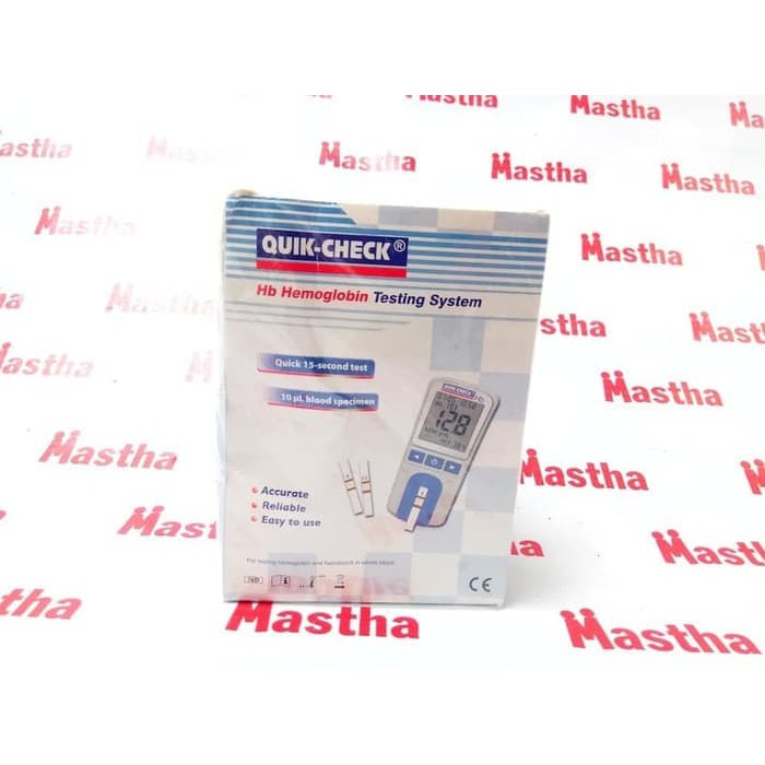 Jual Alat Cek Up Test Hemoglobin HB Quik-Check Cek Testing System ...