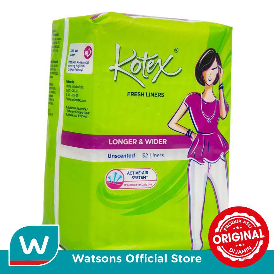 Jual Kotex Pantyliner Fresh Long Wide 32's | Shopee Indonesia