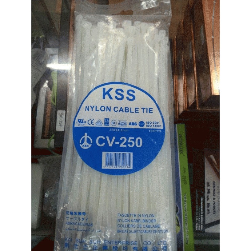 Jual Kabel tis cable ties Pengikat Kabel KSS CV-250 25cm | Shopee Indonesia