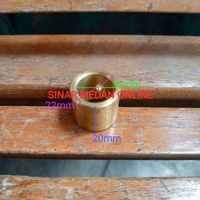 Jual S195 S1115 Rocker Arm Bushing - Bos Piano Klep Kuningan 1pc ...