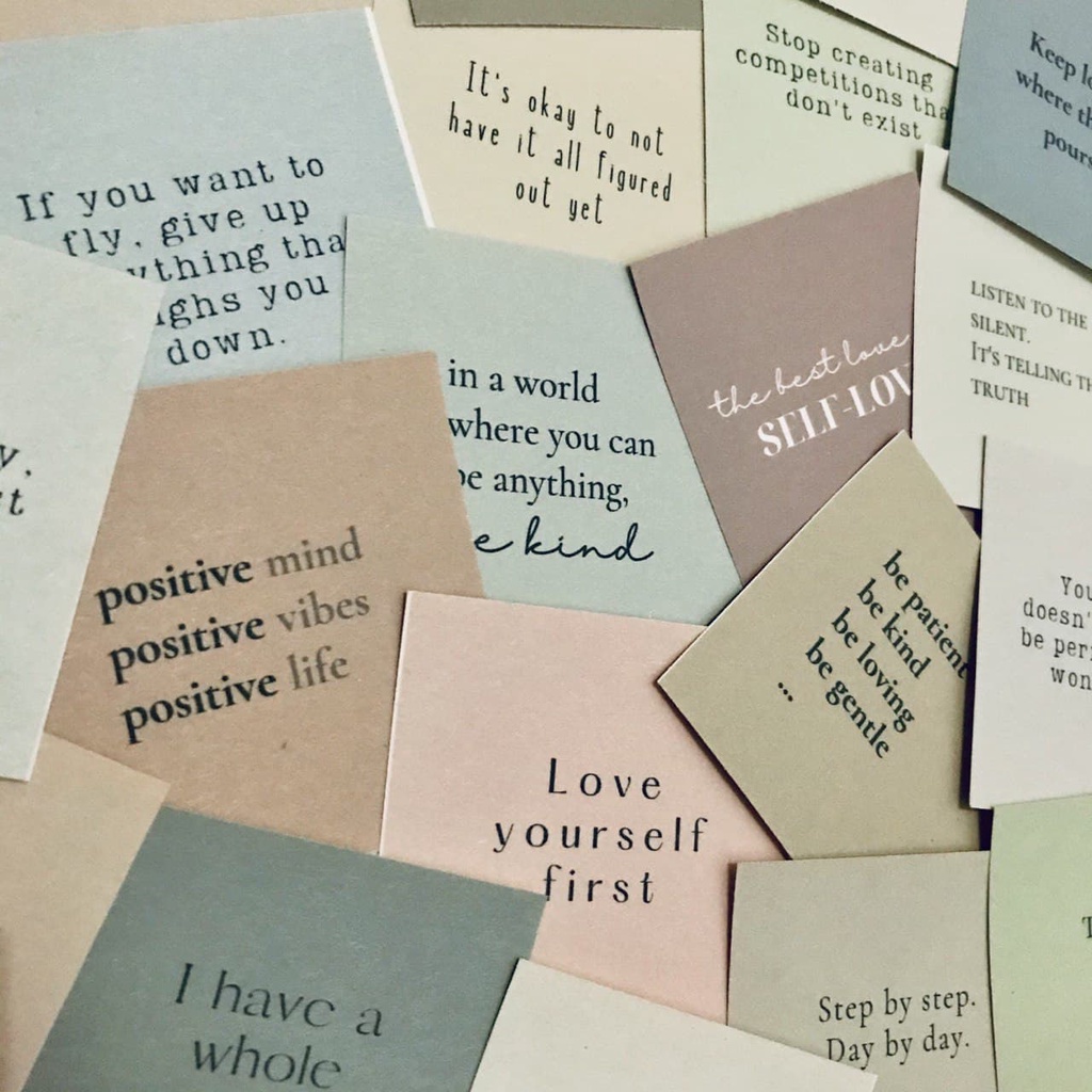 Jual Affirmation words | Journal Deco | Deco Paper | Scrapbook | Shopee ...