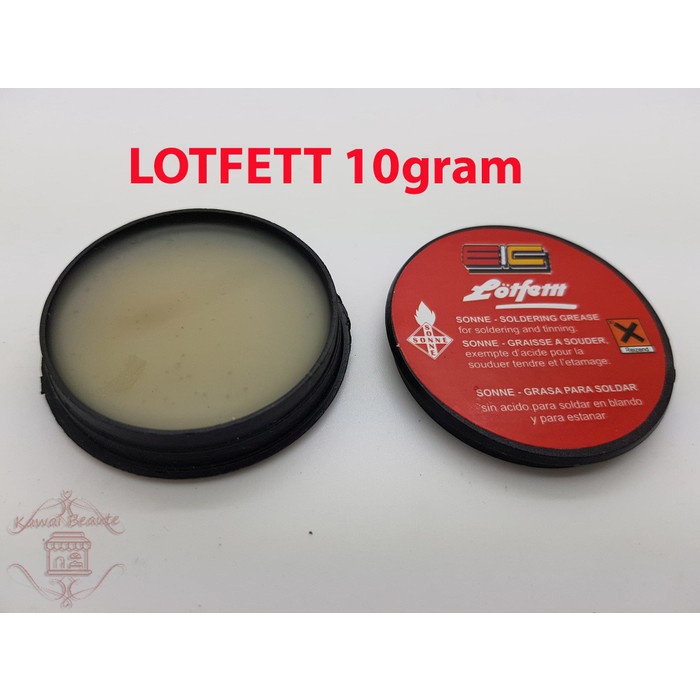 Jual Solder Pasta Timah 10gr / LOTFETT/ Soldering grease 10 gr Minyak ...