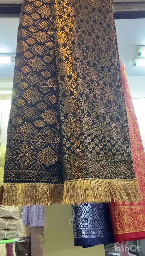 Jual Selendang Songket Palembang / Selendang Kebaya Tradisional / Songket Tenun Semi Palembang ...